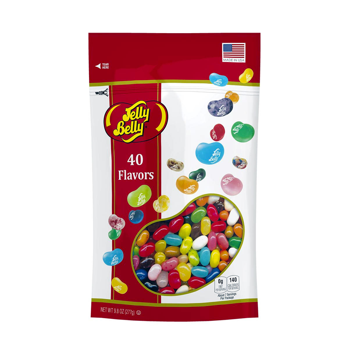 Jelly Belly 40 Flavors 9.8 Ounce Bag