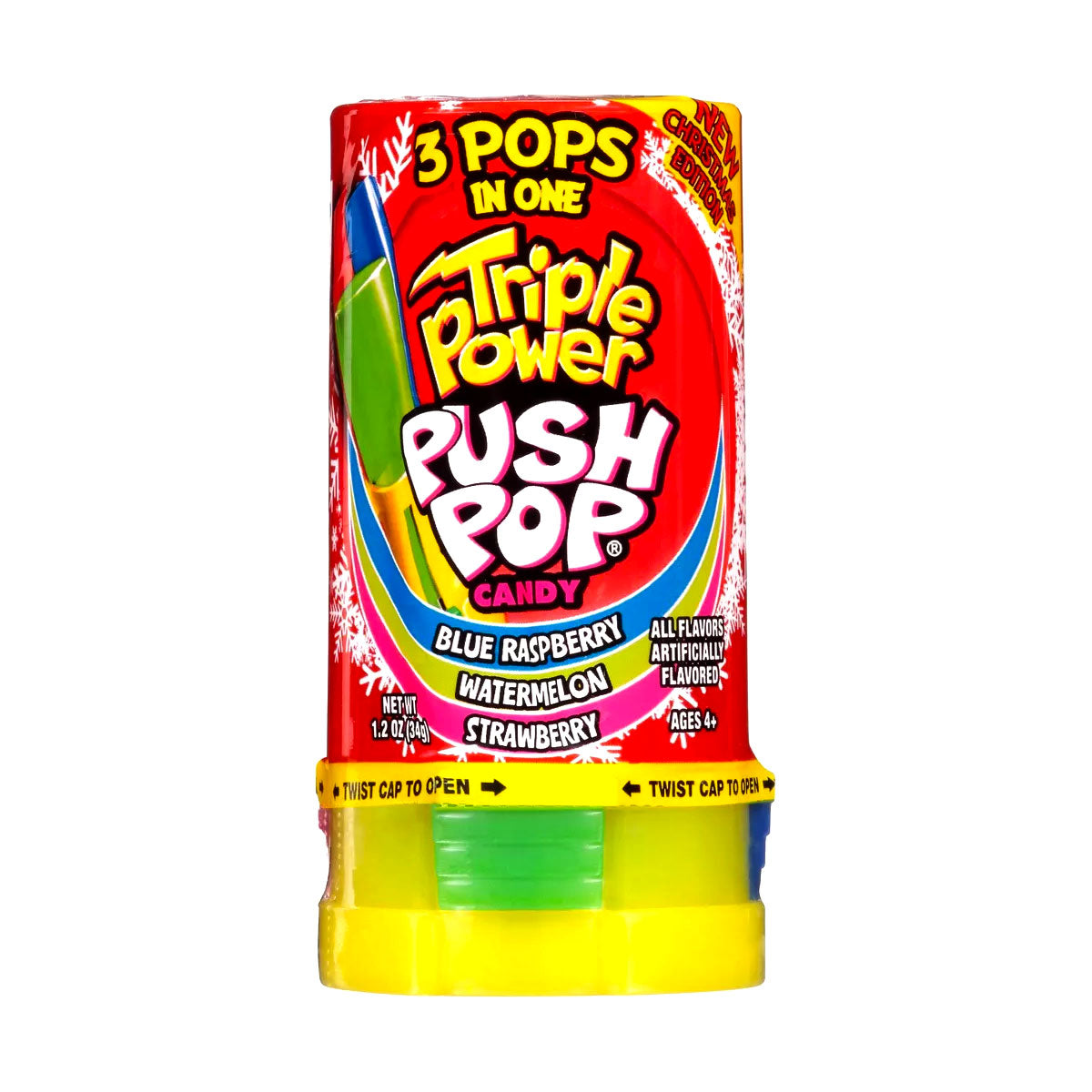 Holiday Triple Power Push Pop