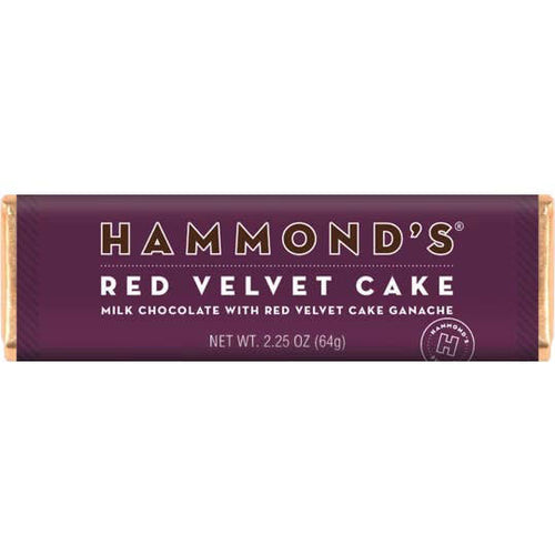 Hammond's Candies Red Velvet Cake Milk Chocolate Bar