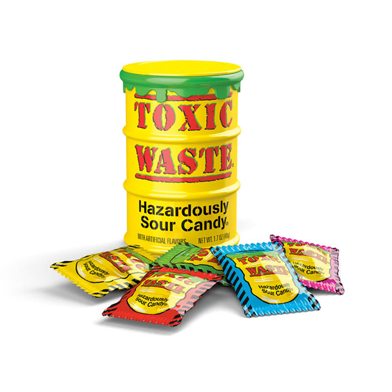 Toxic Waste Hazardously Sour Candy Drum